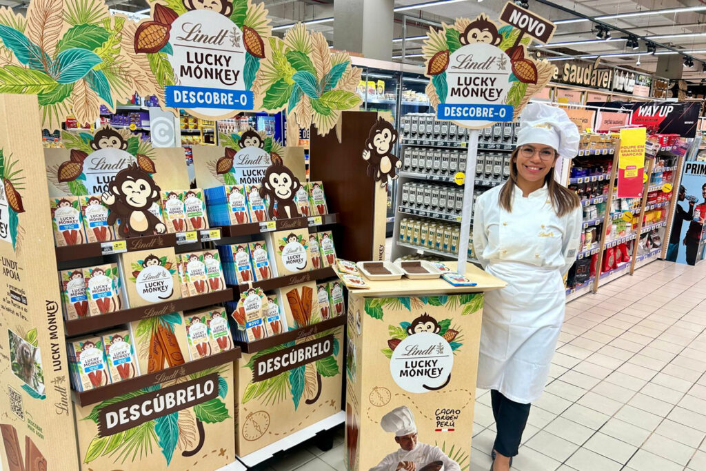 Lindt leva Lucky Monkey a 43 lojas este fim de semana com ativação ...